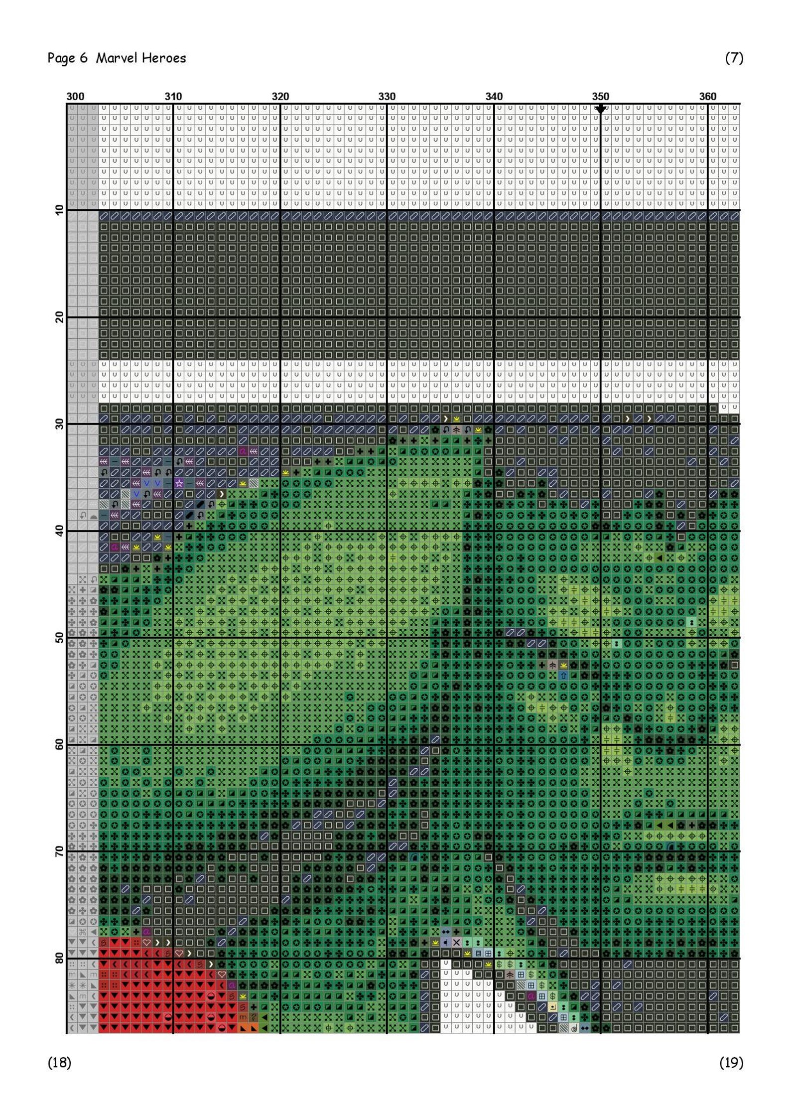 PDF marvel Heroes Cross Stitch Pattern Instant Download, Pattern Keeper ...