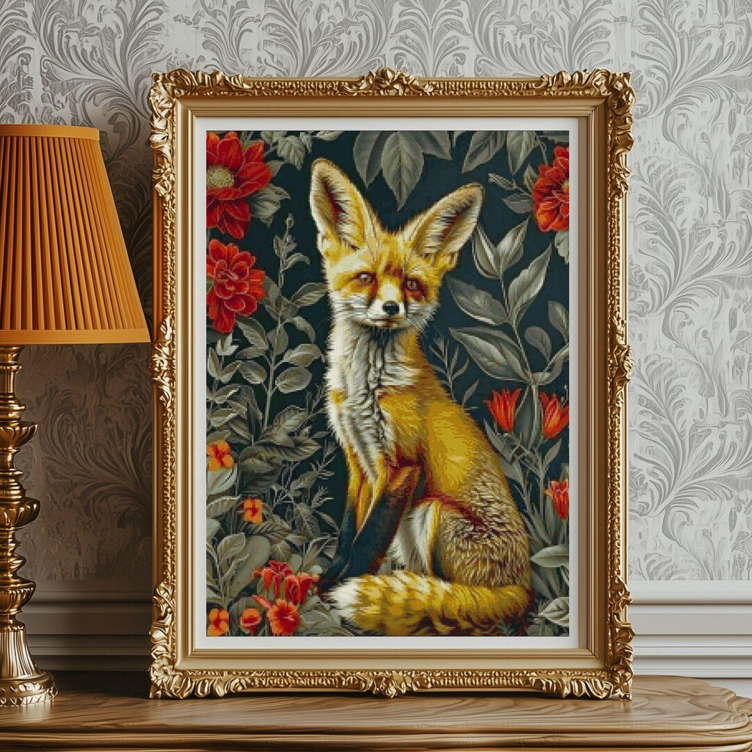 William Morris "fox" PDF Cross Stitch Pattern DMC Pattern Keeper ...
