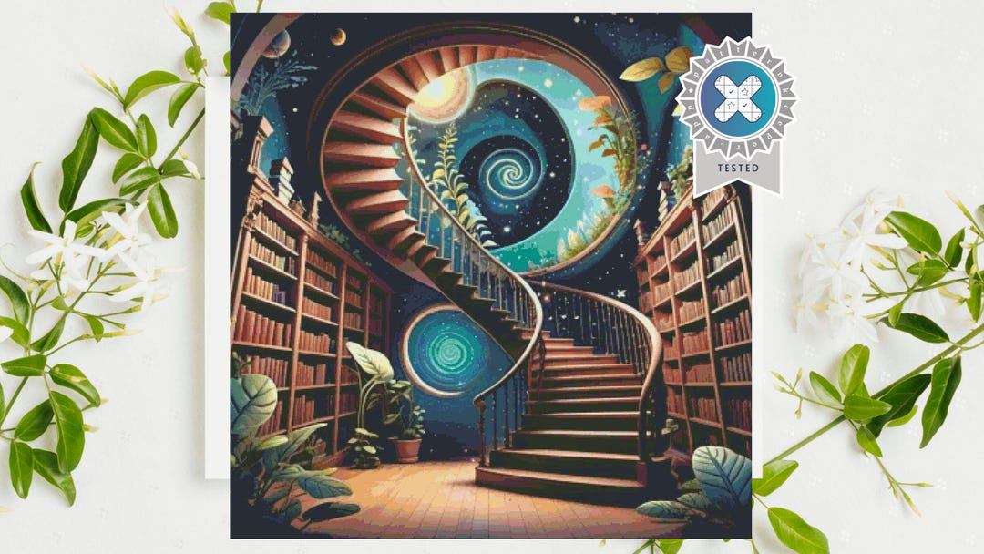 PDF "galaxy Library" Cross Stitch Pattern DMC, Pattern Keeper ...