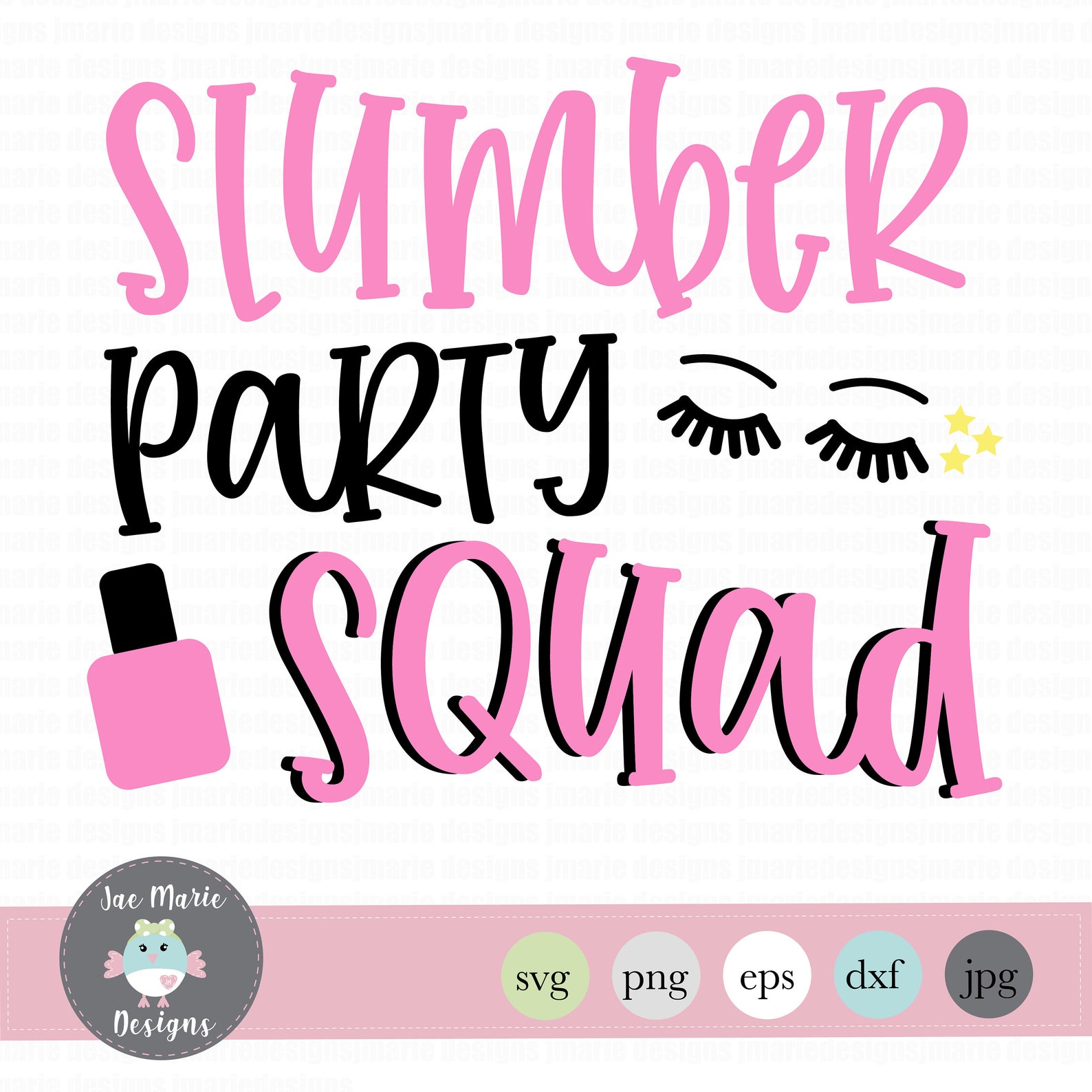 Slumber Party Squad Svg Slumber Party Svg Girls Sleepover - Etsy