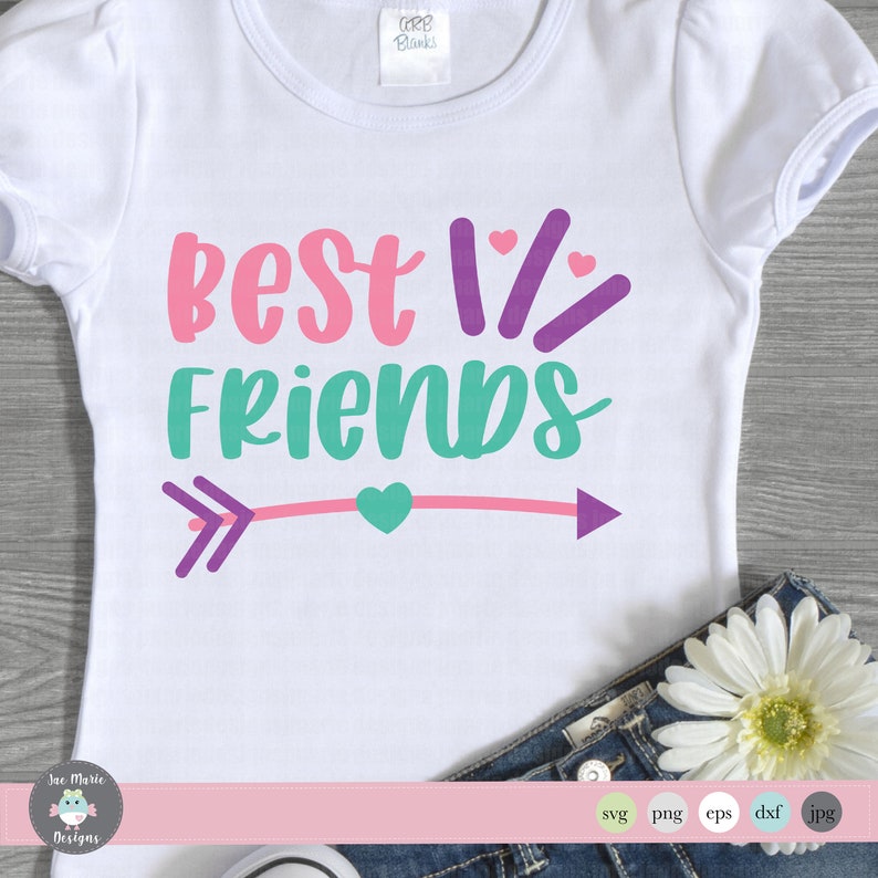 Best Friends Svg Cute Best Friends Svg Files Bestie Svg - Etsy