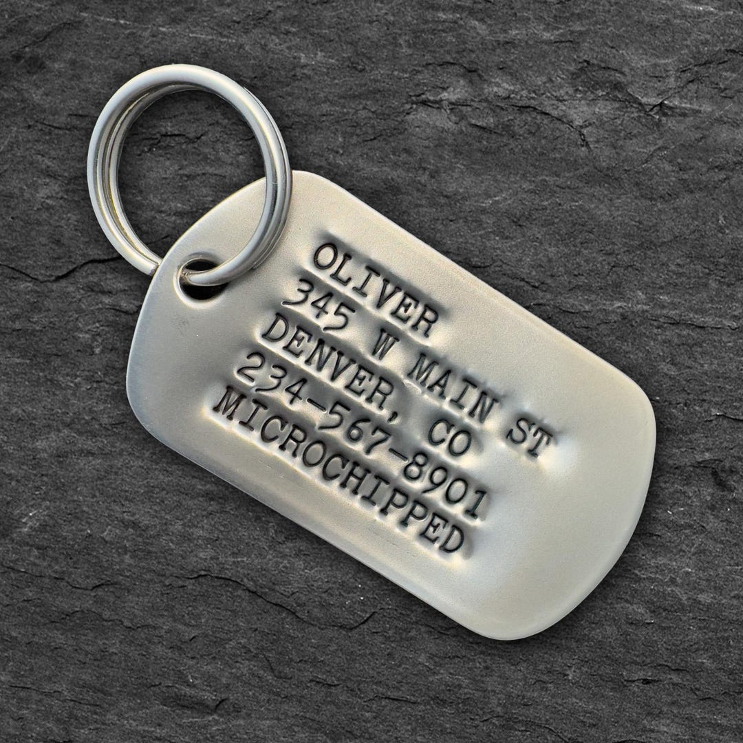 Tactical Dog Tag, Military Dog Tag - Etsy