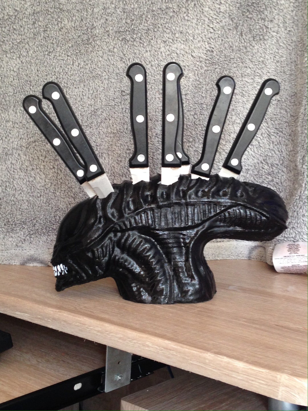 Alien Head Knife Block - Etsy