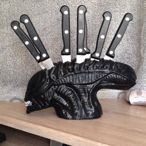Alien Head Knife Block - Etsy