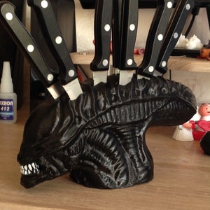 Alien Head Knife Block - Etsy