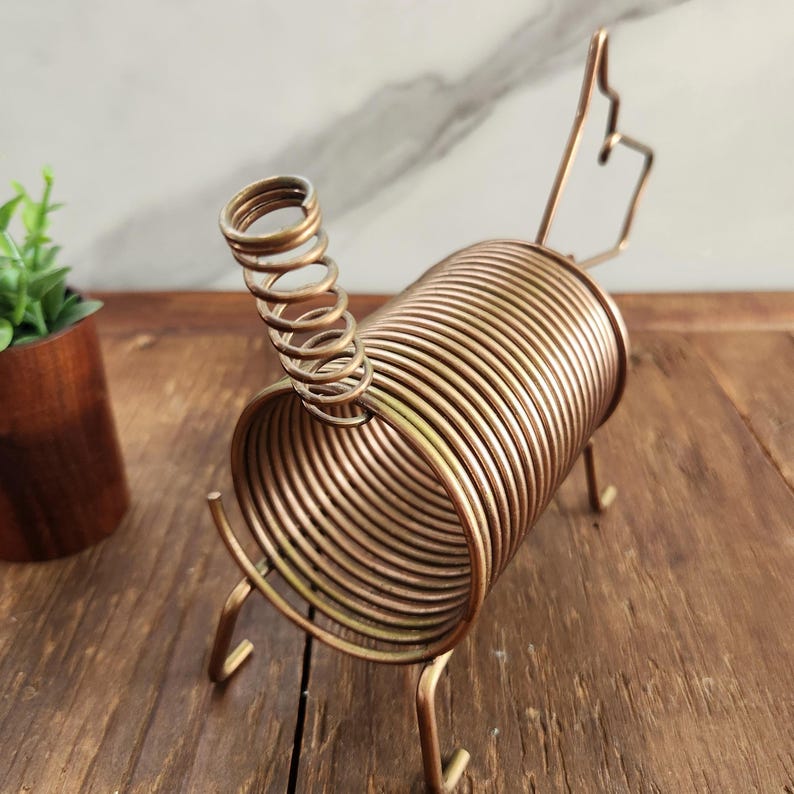 Scottie Dog Metal Coil Memo Holder - Etsy