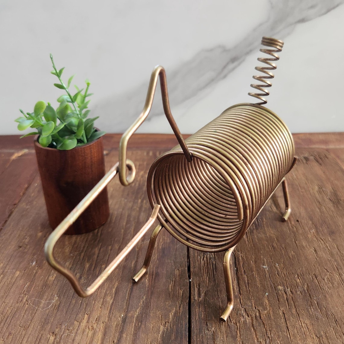 Scottie Dog Metal Coil Memo Holder - Etsy