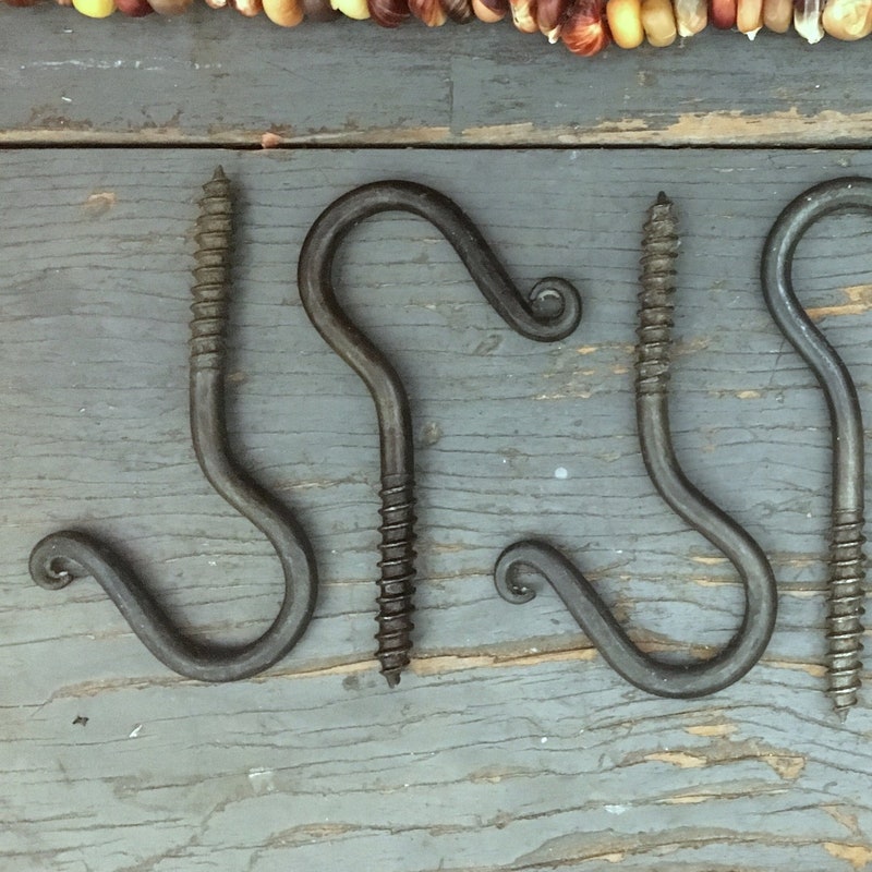Metal Hooks Threaded - Etsy