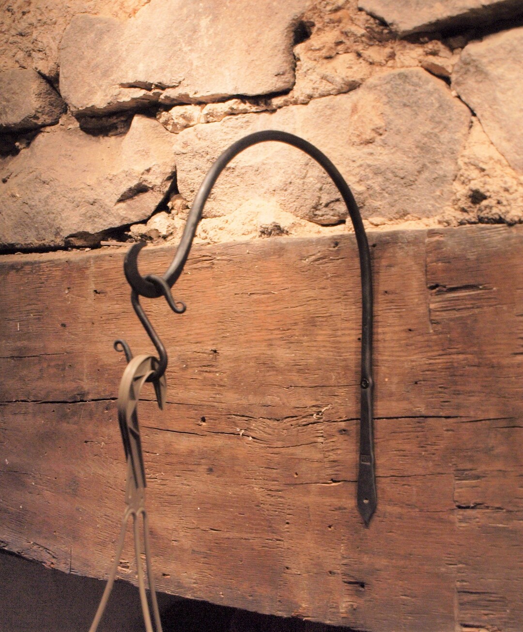 Hand Forged Plant Hanger, Plant Hanger, Blacksmith Made Plant Hanger ...
