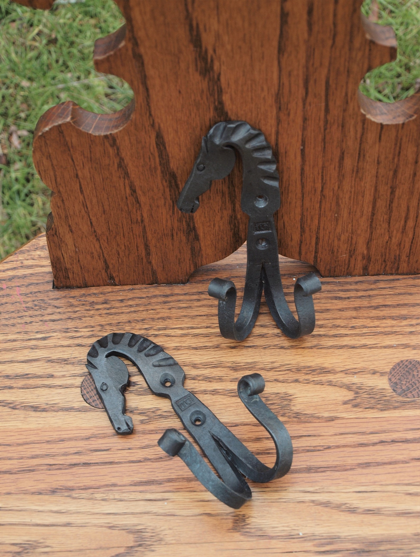 Hand Forged Horse Head Wall Hook Blacksmith Made Horse Head | Etsy