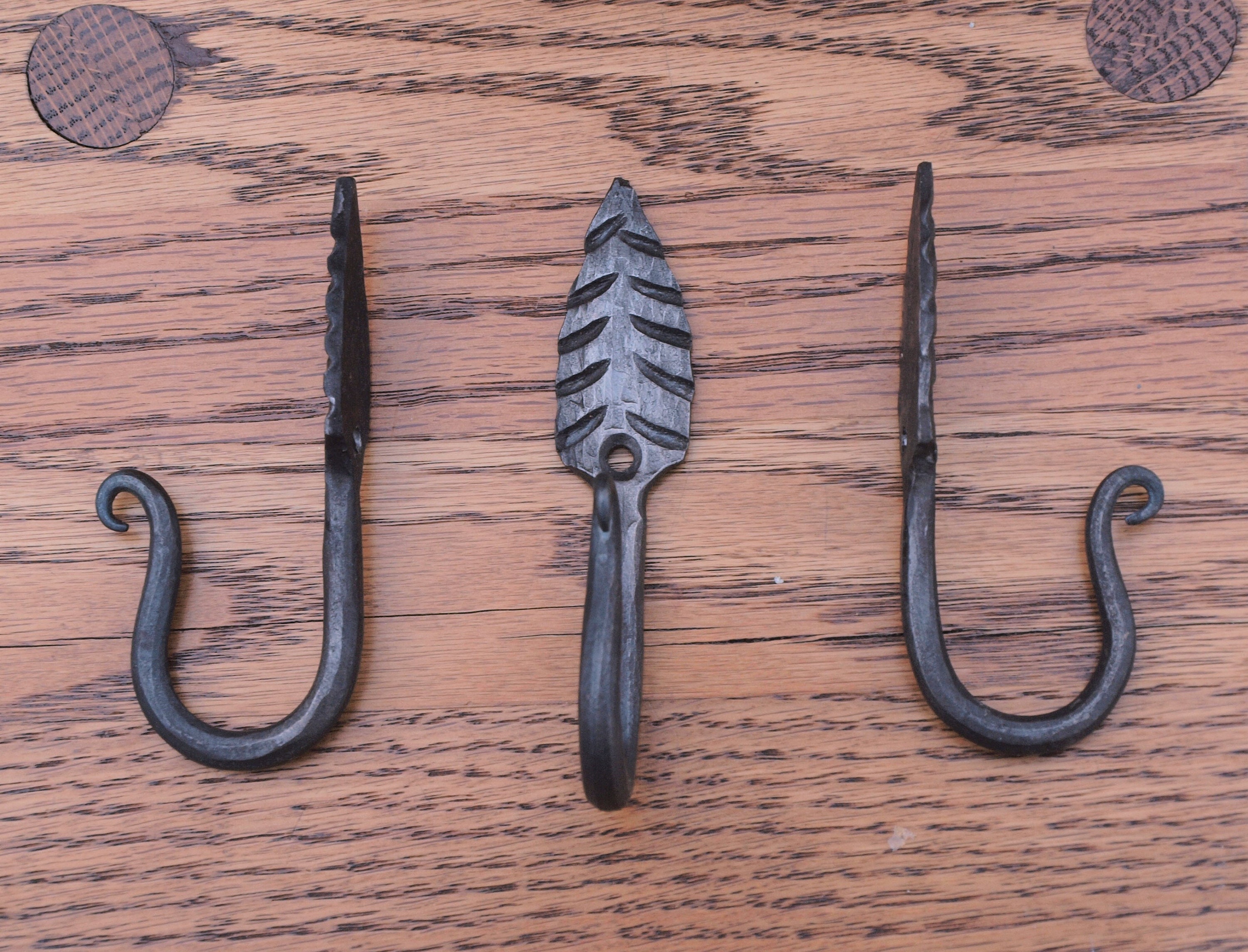 Hand Forged Pine Tree Wall Hook Christmas Wreath Hook Pine | Etsy