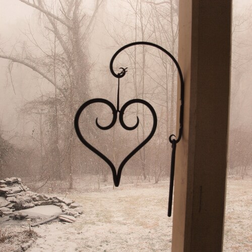 Hand Forged Heart Shaped Dinner Bell Dinner Bell Dinner | Etsy