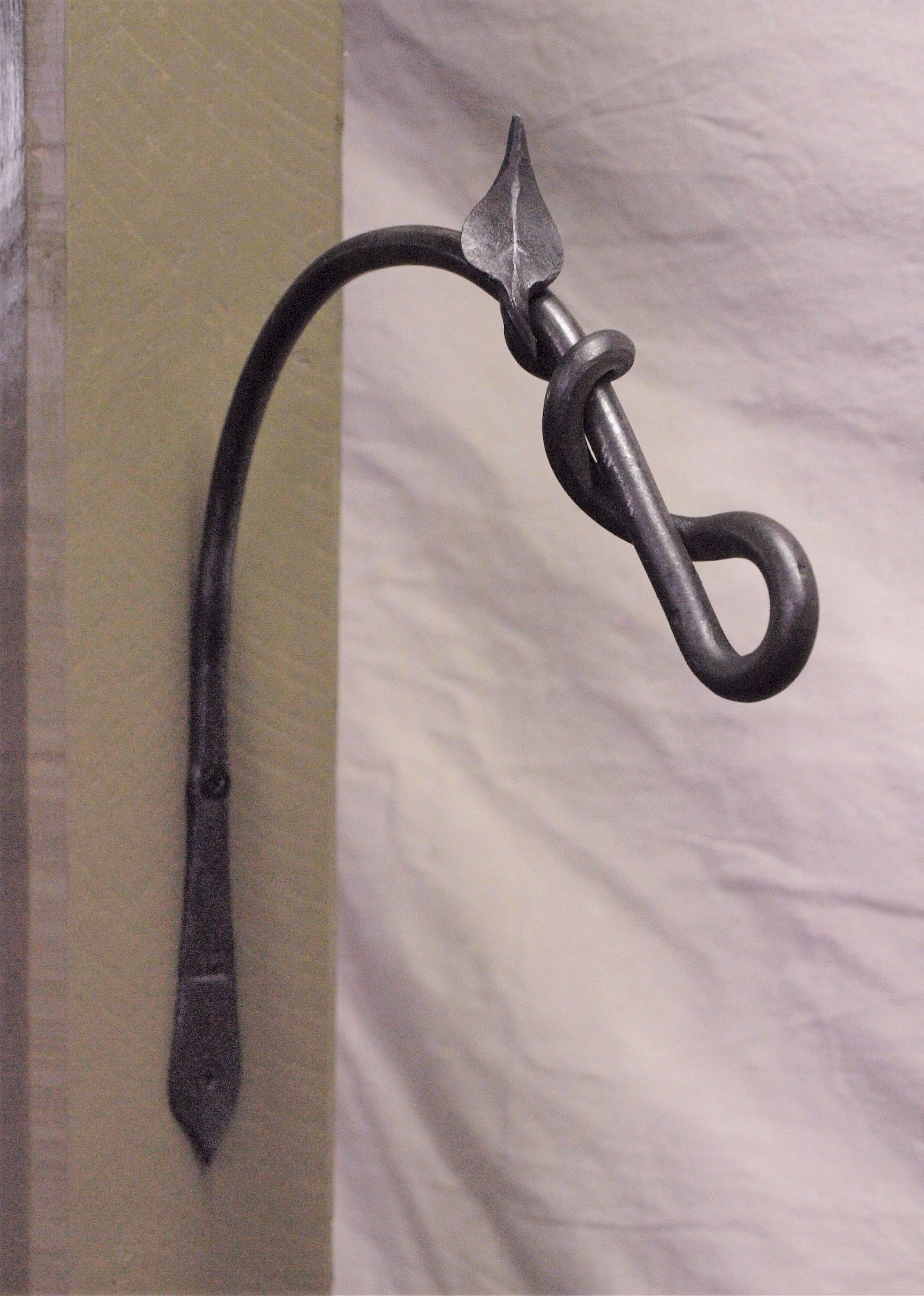 Hand Forged Leaf End Plant Hanger Plant Hanger Leaf Design - Etsy