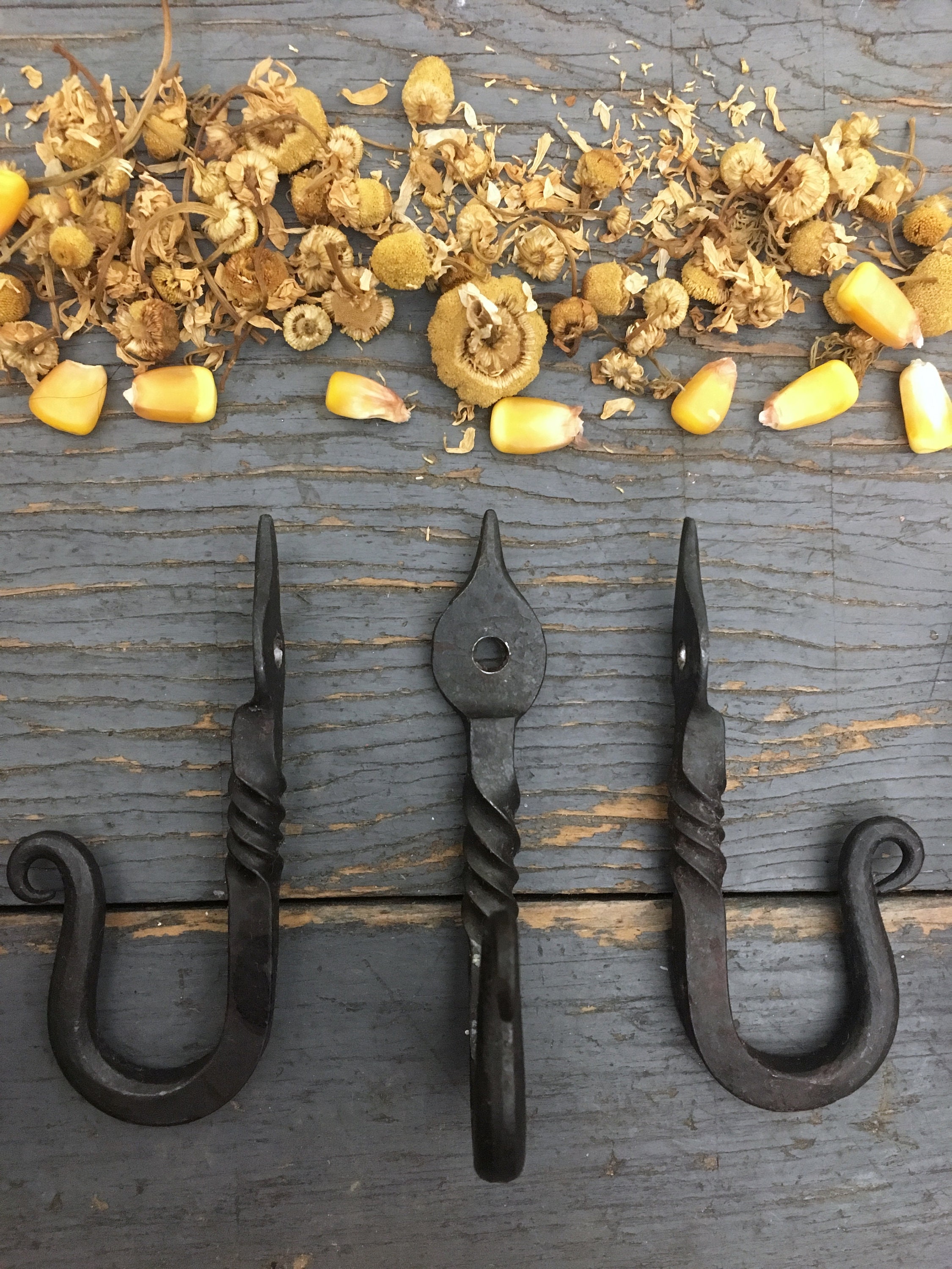 Hand Forged Twisted Wall Hook Colonial Hook Blacksmith Made - Etsy