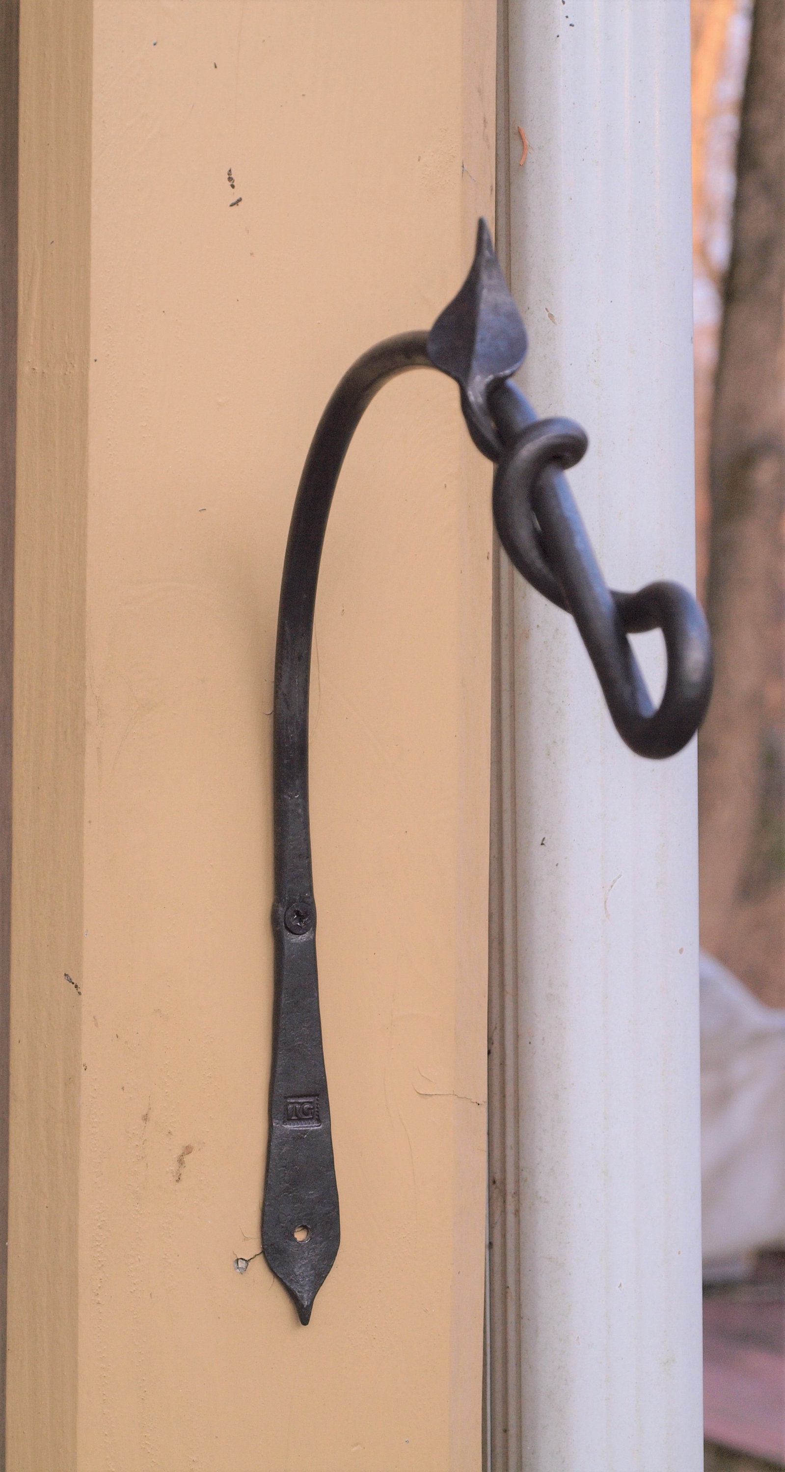 Hand Forged Leaf End Plant Hanger Plant Hanger Leaf Design - Etsy