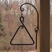 Hand Forged Dinner Bell Triangle, Dinner Bell, Triangle Gong, Triangle ...