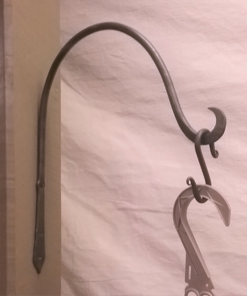 Hand Forged Plant Hanger Plant Hanger Blacksmith Made Plant | Etsy