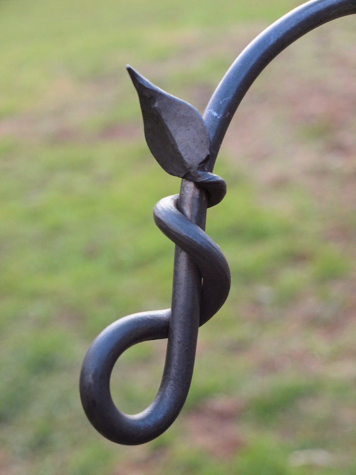 Hand Forged Leaf End Plant Hanger Plant Hanger Leaf Design - Etsy