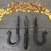 Set of 5 Hand Forged Rose-head Nails in Display Packaged Hand - Etsy