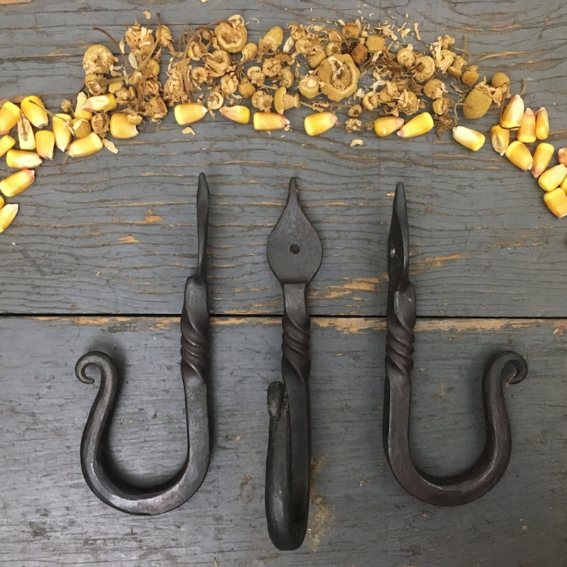 Hand Forged Hooks - Etsy