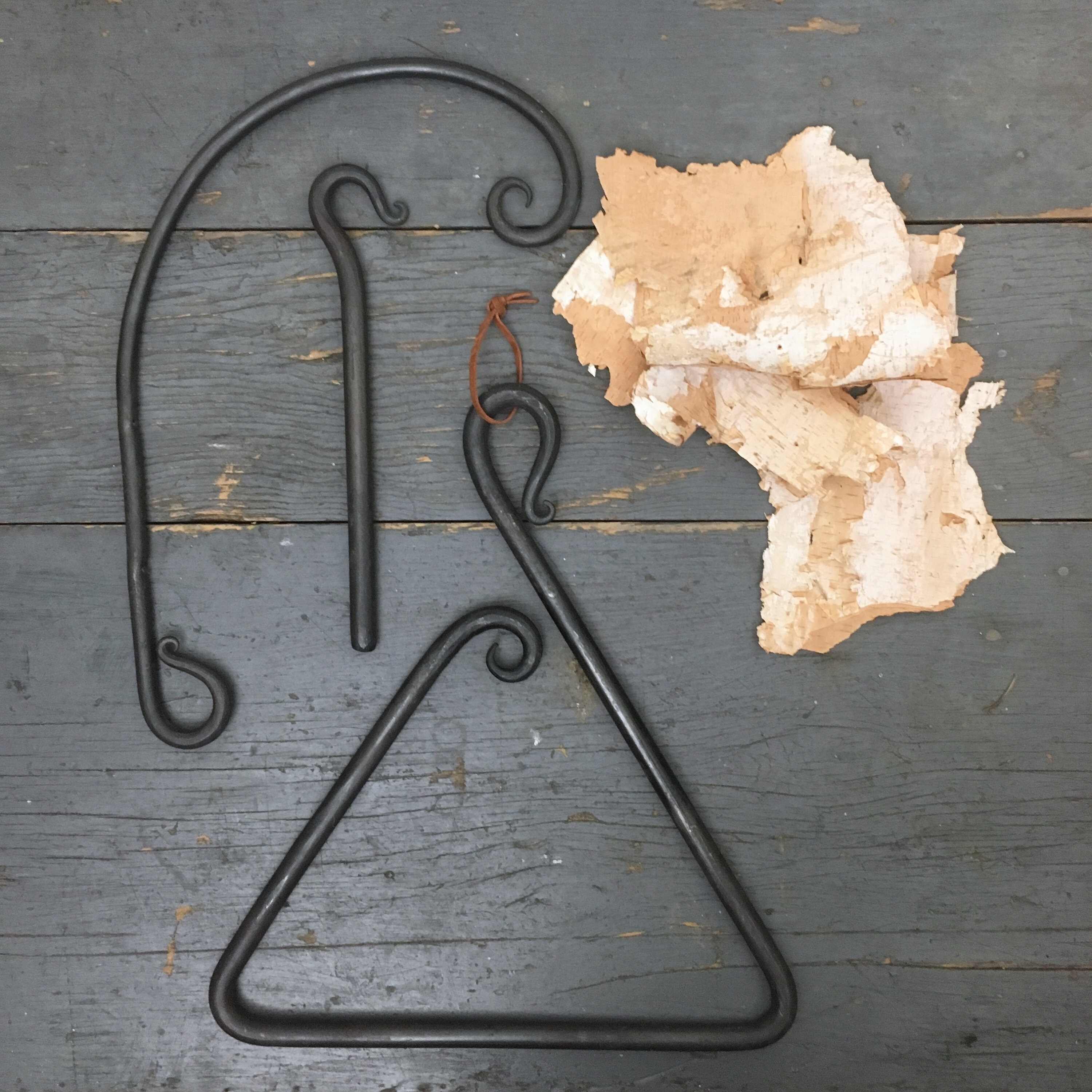 Hand Forged Dinner Bell Triangle, Dinner Bell, Triangle Gong, Triangle ...