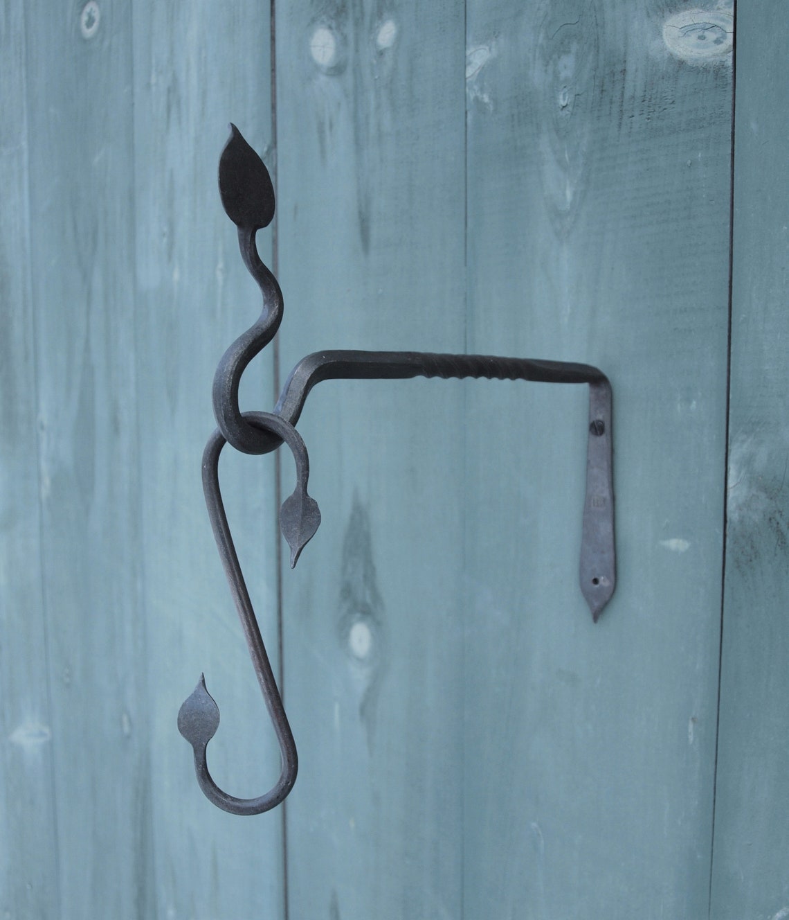 Hand Forged Leaf End S-hooks Leaf S-hooks Plant Hanger Hook | Etsy