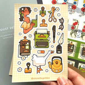 Cottage Core Sticker Sheet - Etsy