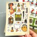 Cottage Core Sticker Sheet - Etsy