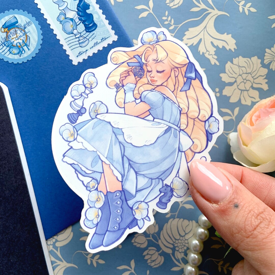 Sleeping Alice Vinyl Sticker - Etsy