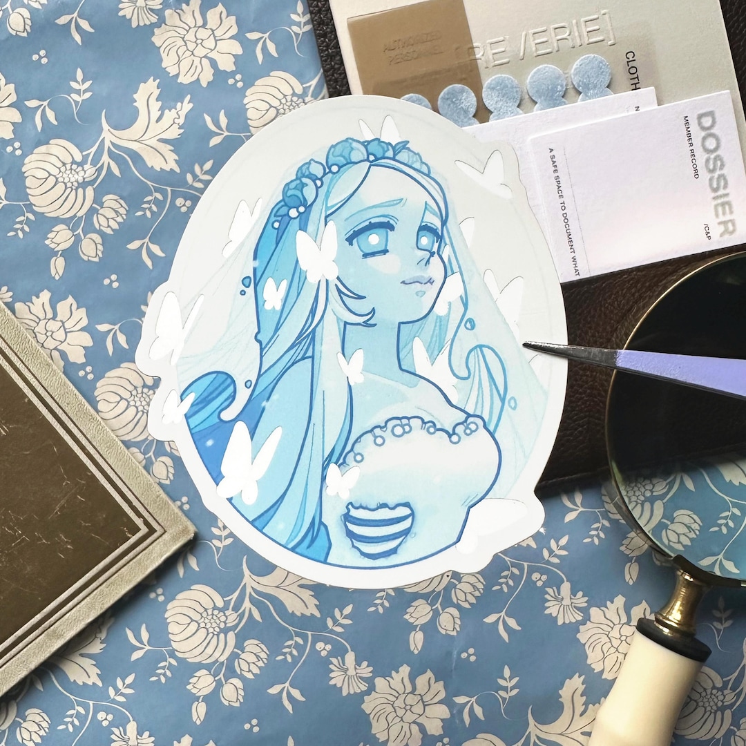 Corpse Bride Vinyl Sticker - Etsy Australia