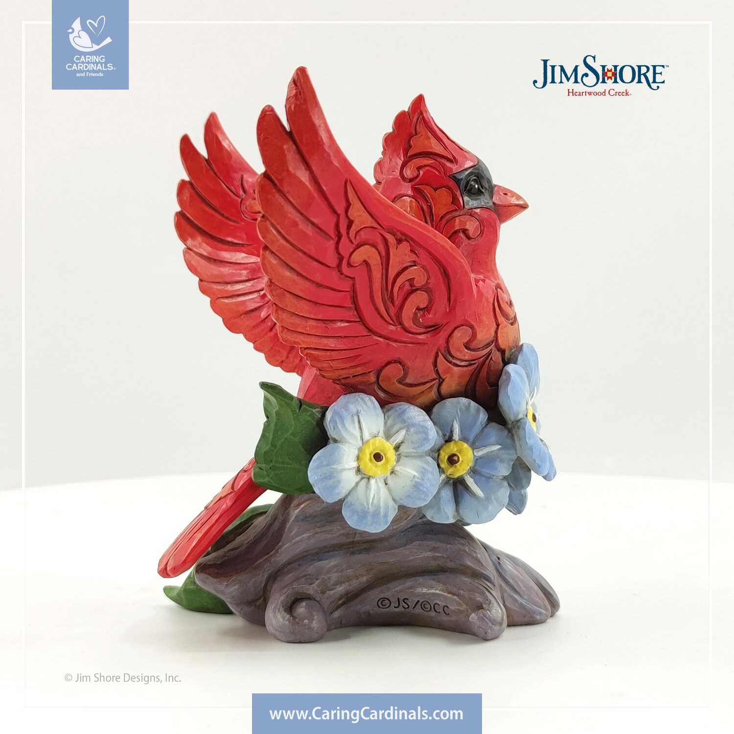 CARDINAL Memorial Sculpture by Jim Shore, Memorial Gift, Sympathy Gift ...