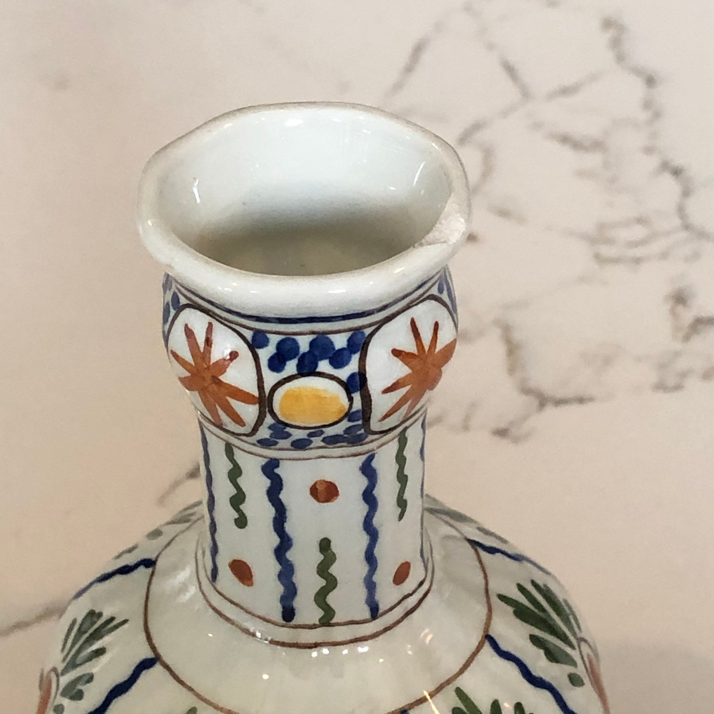 Vintage Delft Blue porcelain Vase. Handmade 1963 signed. Made | Etsy