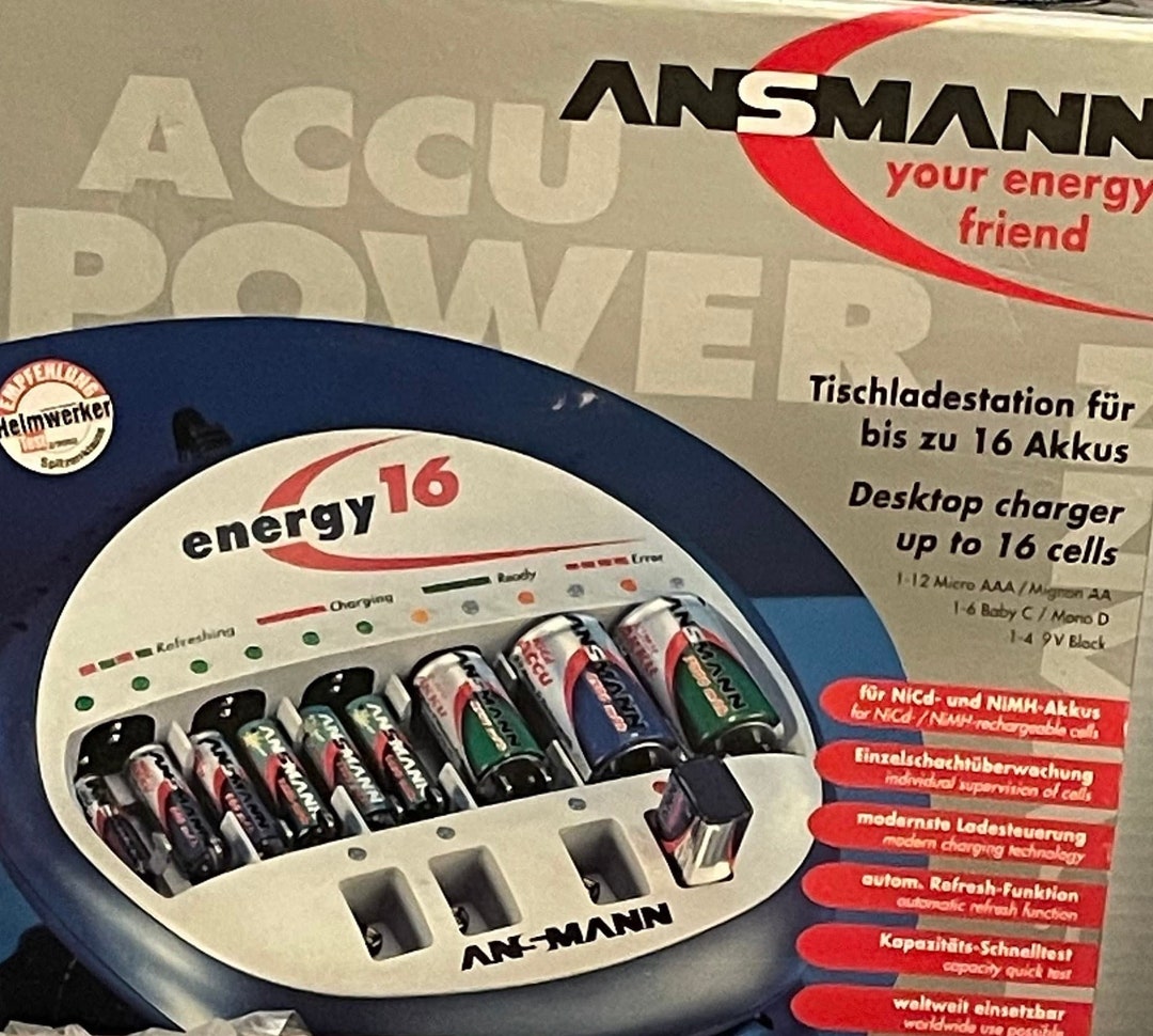 AN Mann Your Energy Friend Accu Power Energy 16 Battery Charger High ...