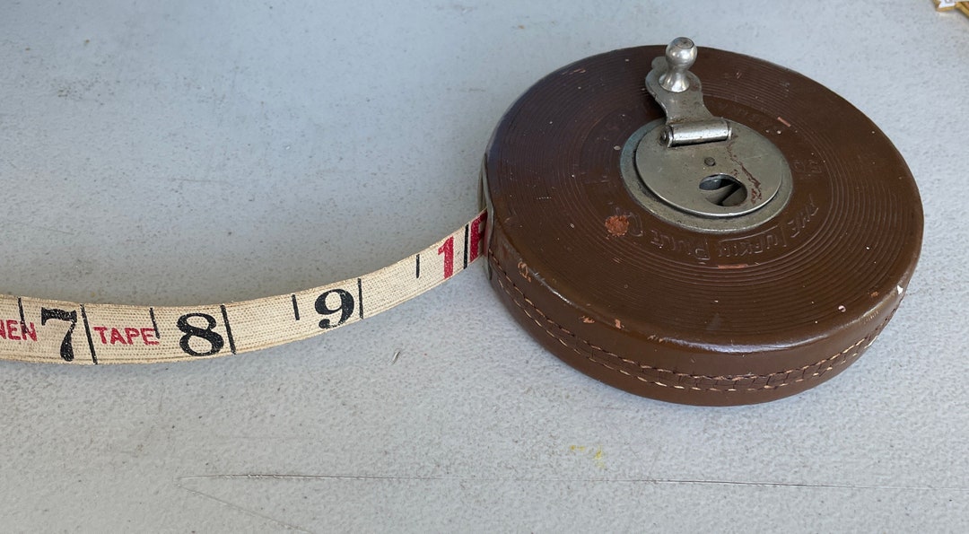 Antique Lufkin Rule Co , 50ft Sterling Linen Tape Meaures - Etsy