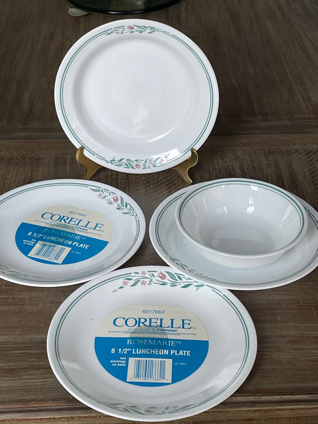 Vintage Corning Corelle Rosemarie Set of 5 Pieces Dinner Set - Etsy