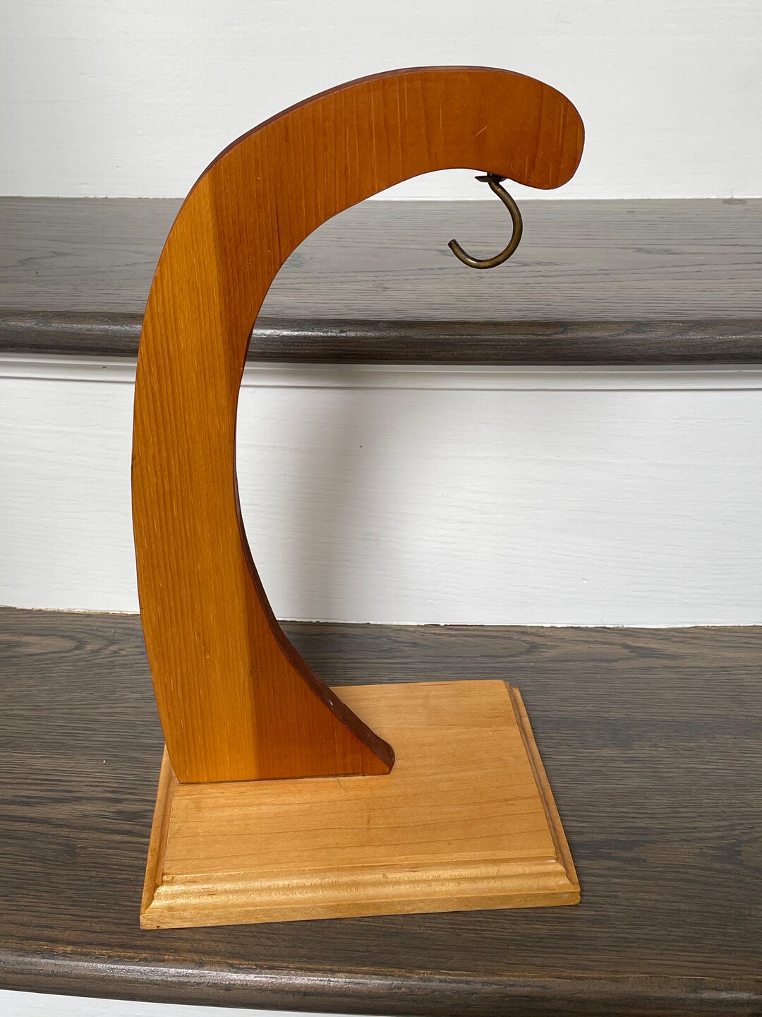 Vintage Solid Wood Banana Hanger Fruit Hook Rack - Etsy