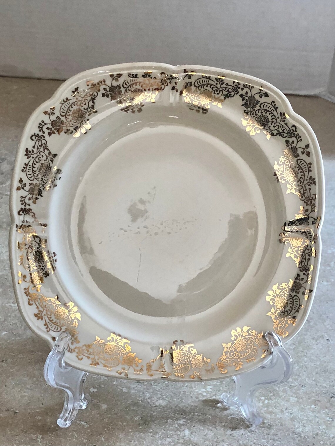 1930s the Edwin M. Knowles Set of 7 Dinnerware 22K Gold Trim - Etsy UK