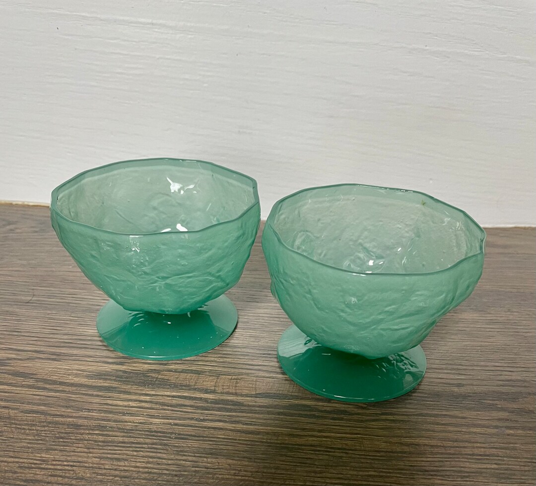 Morgontown El Mexicano Seaweed Green Set of 2 Sherbet Dishes - Etsy