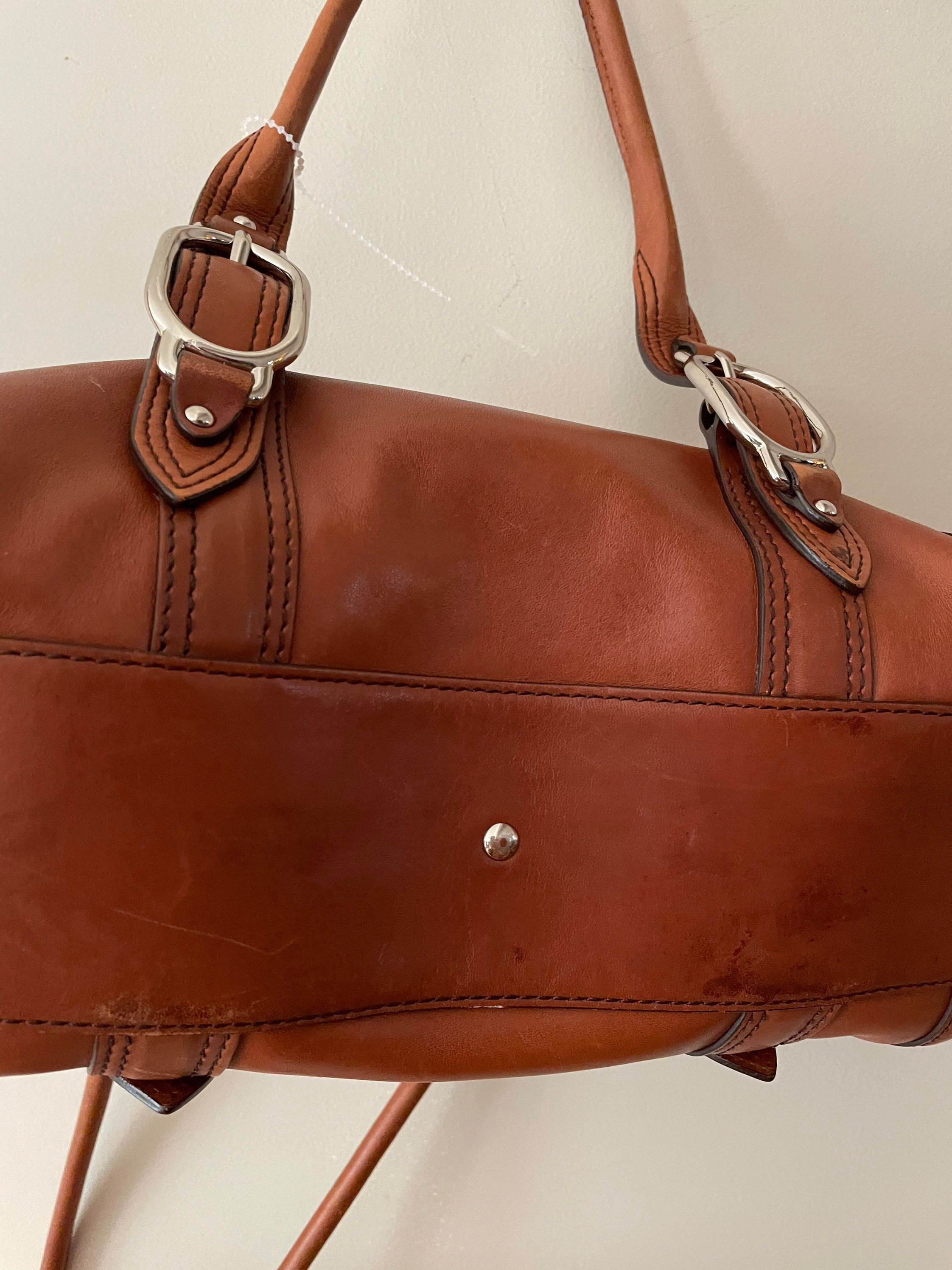 Cole Haan Handbag ” Trinity “ Brown Vintage - Etsy