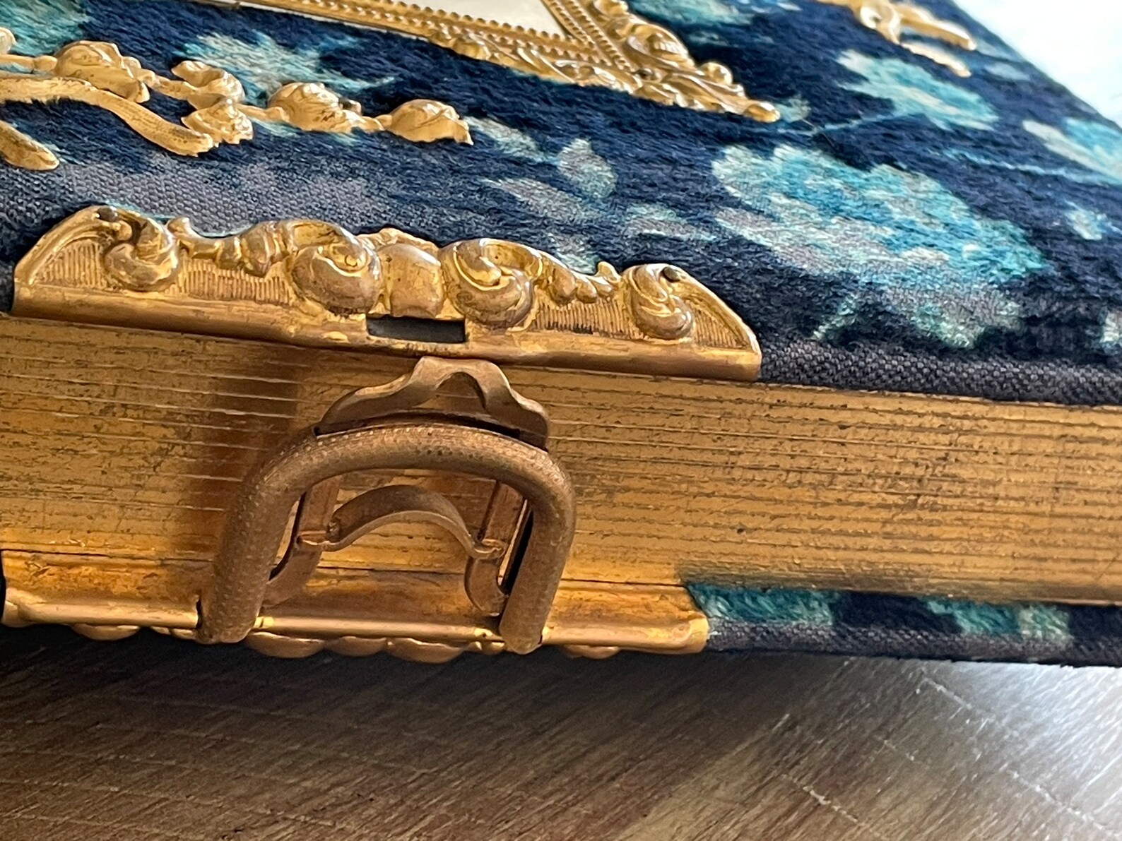 Antique Victorian Blue Velvet Photo Album 1900s - Etsy