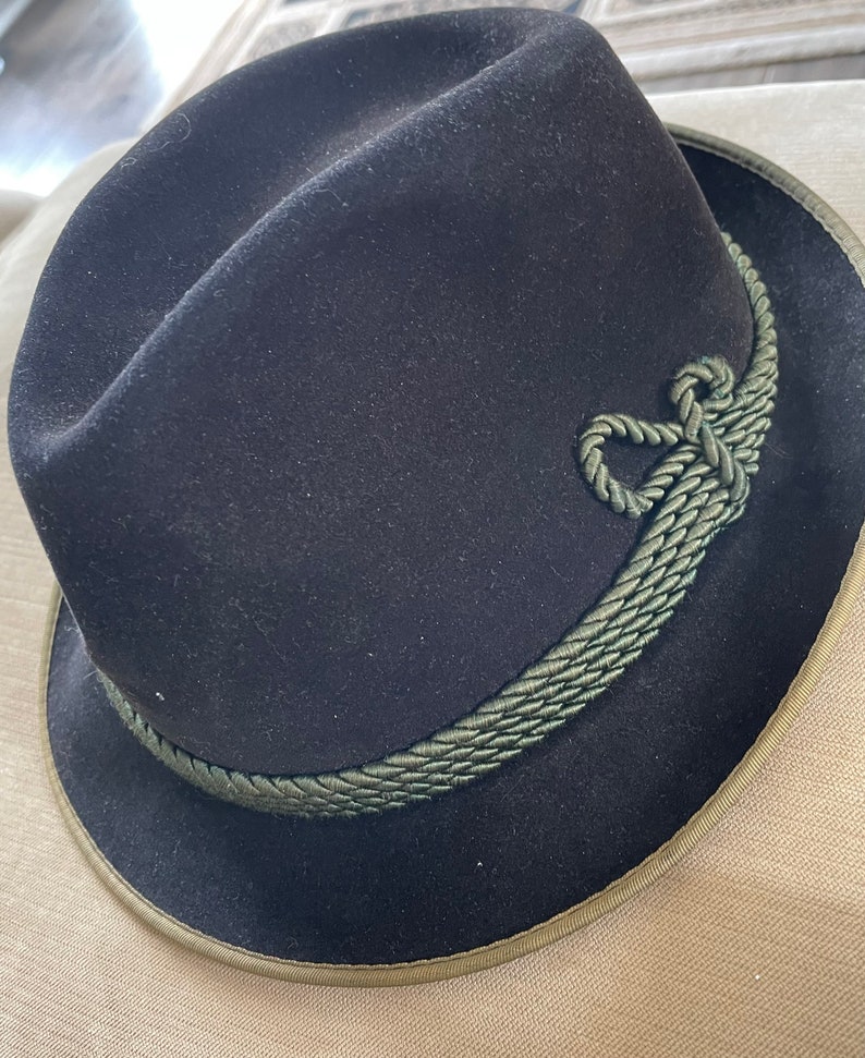 Lambert EST 1861 West Germany Gentleman Black Velvet Hat - Etsy