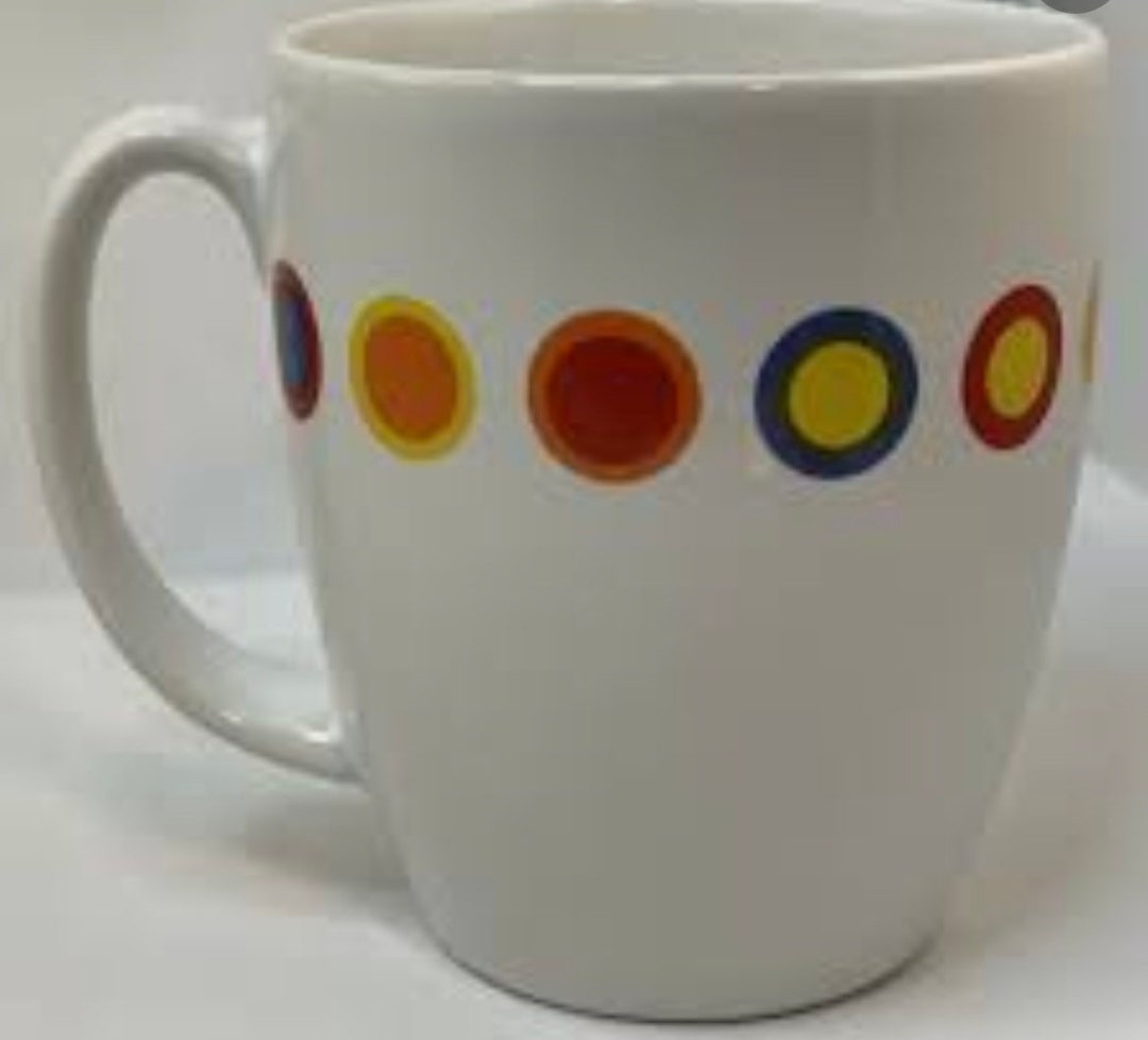 Corelle Hot Dots Stoneware Coffee / Tea Mug - Etsy