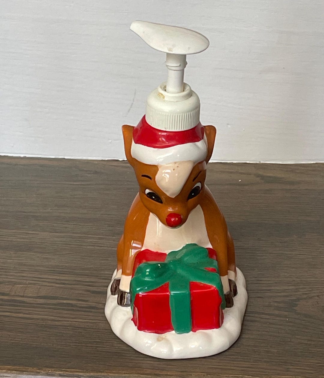 Vintage 1999 the Rudolph Company Christmas Hand Soap Dispenser Rare - Etsy
