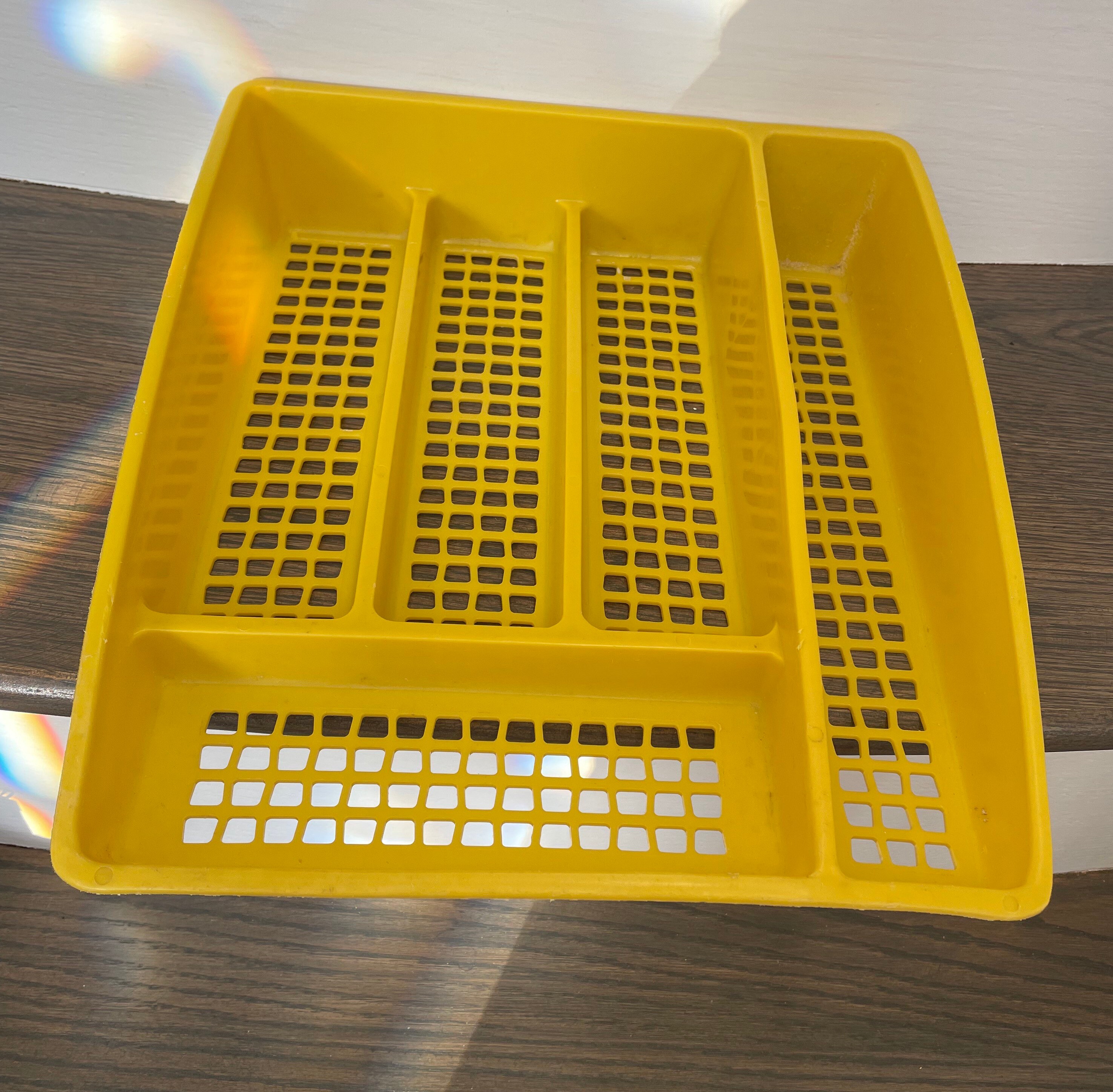 Vintage Deka Plastic Tray Caddy /organizer Kitchen Flatware 1960,s70,s ...