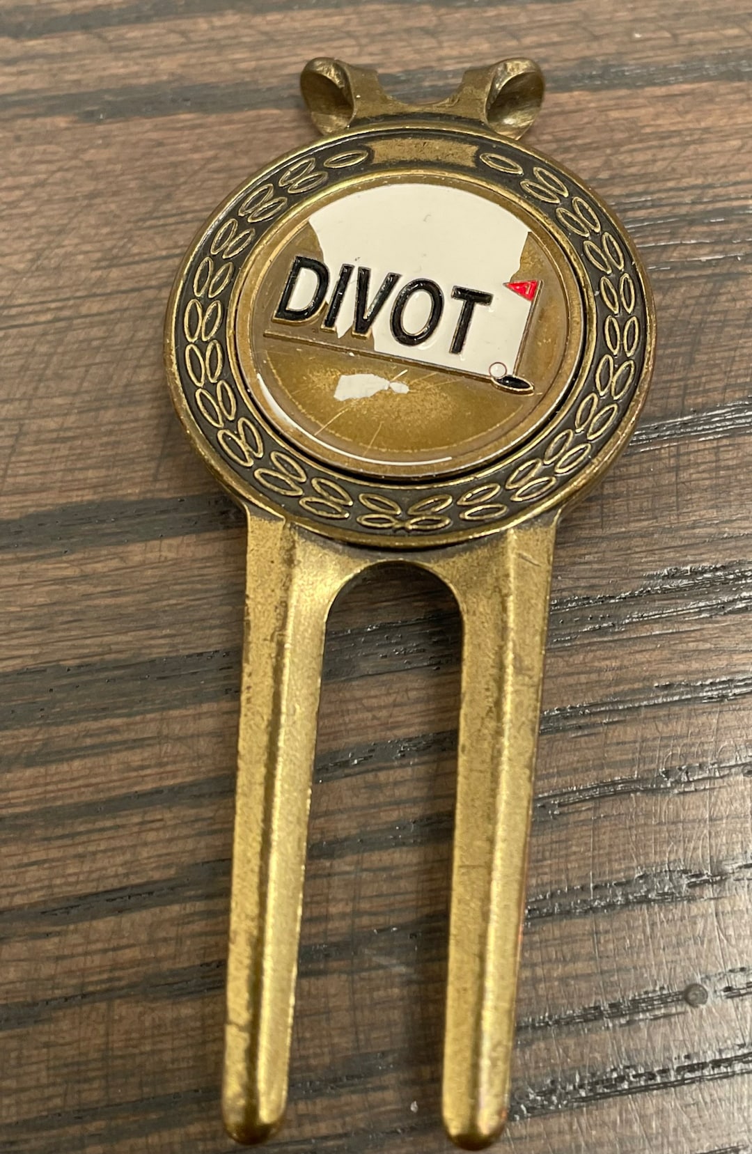 Vintage Golf Design Brass Divot Tool Money Clip # 525 Rare - Etsy