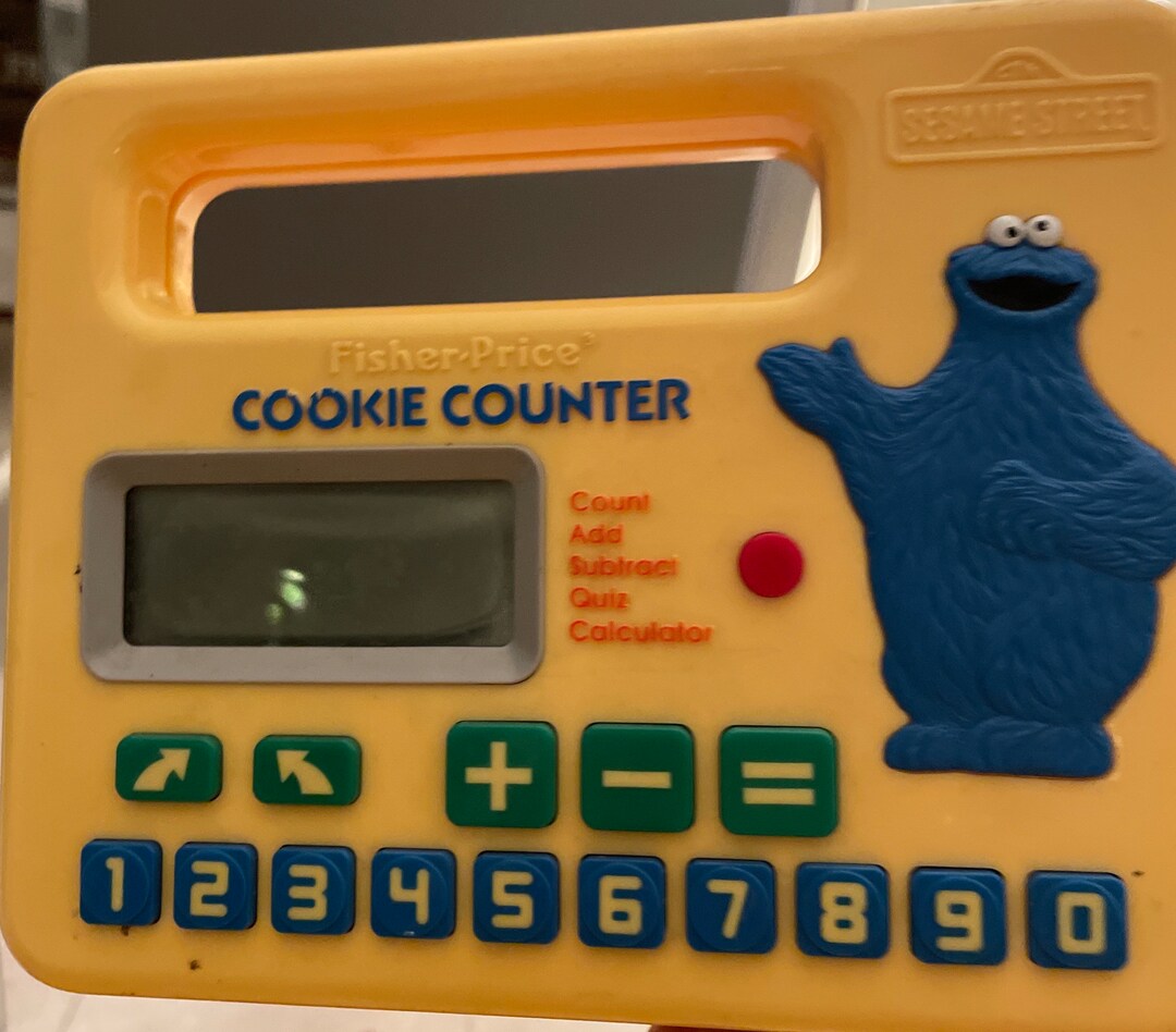 Vintage 1985 Sesame Street Cookie Counter Tested &works Rare - Etsy