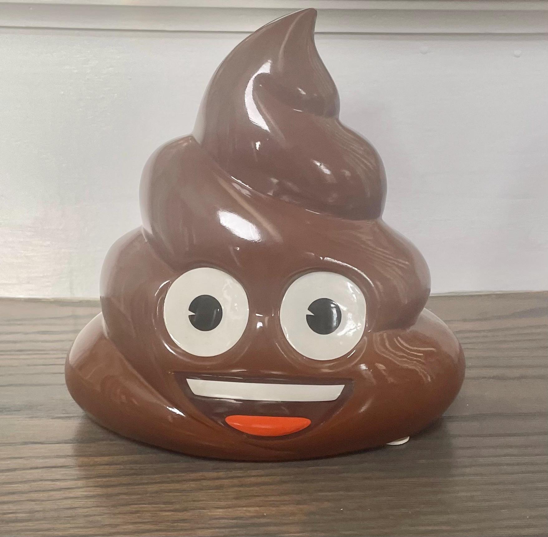 Vintage Poop Emoji Ceramic Coin Bank - Etsy