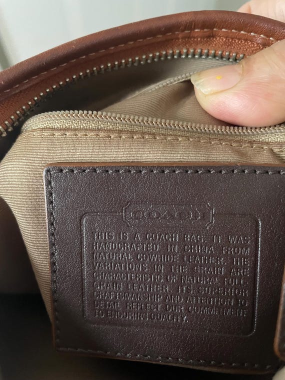 Coach Ivory Leather Crossbody Bag - Gem