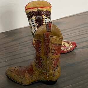 Mini Cowboy Boot Figurine Set of 2 Vintage - Etsy