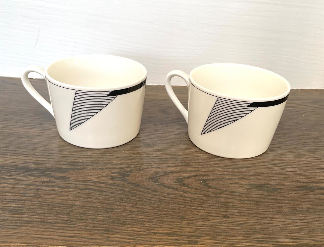 Vintage Optima Set of 2 Coffee Tea Cups Mugs - Etsy